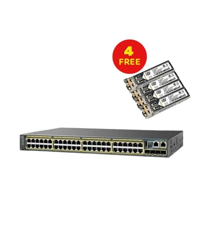 Cisco Catalyst (2960S-48LPS-L) switch - 48 ports POE + managed +4Gbic ...